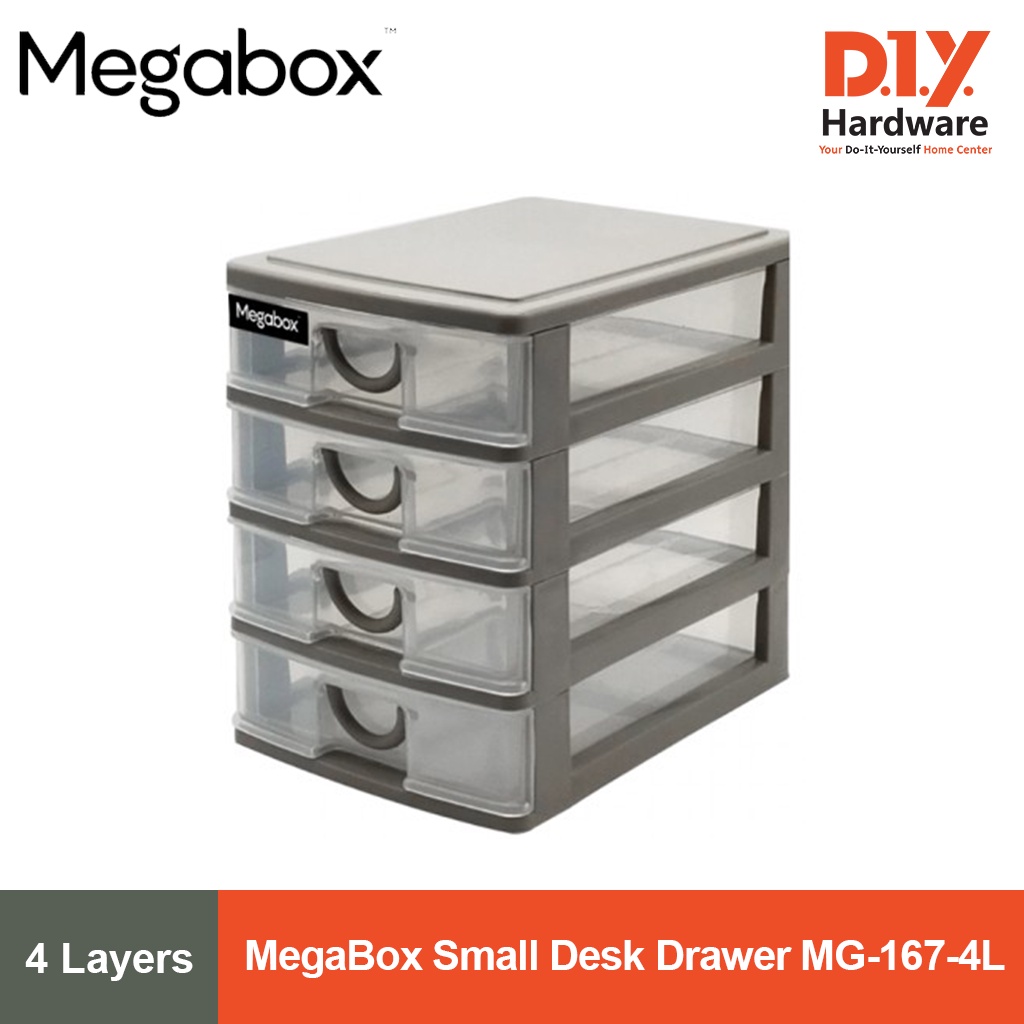 MegaBox Small Desk Drawer 4 layer | 5 layer | Shopee Philippines