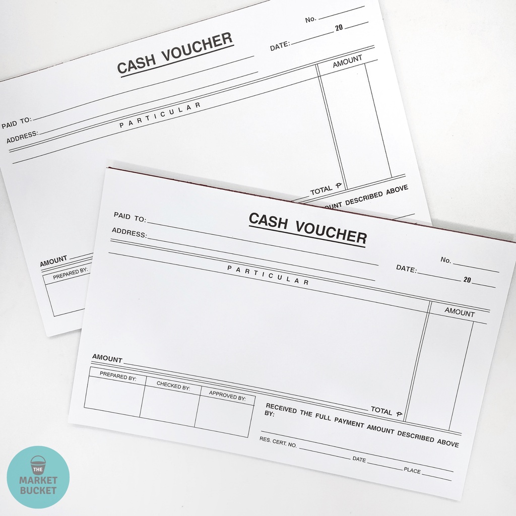 Cash Voucher 1-Ply 50 Leaves (10 pads/pack) | Shopee Philippines