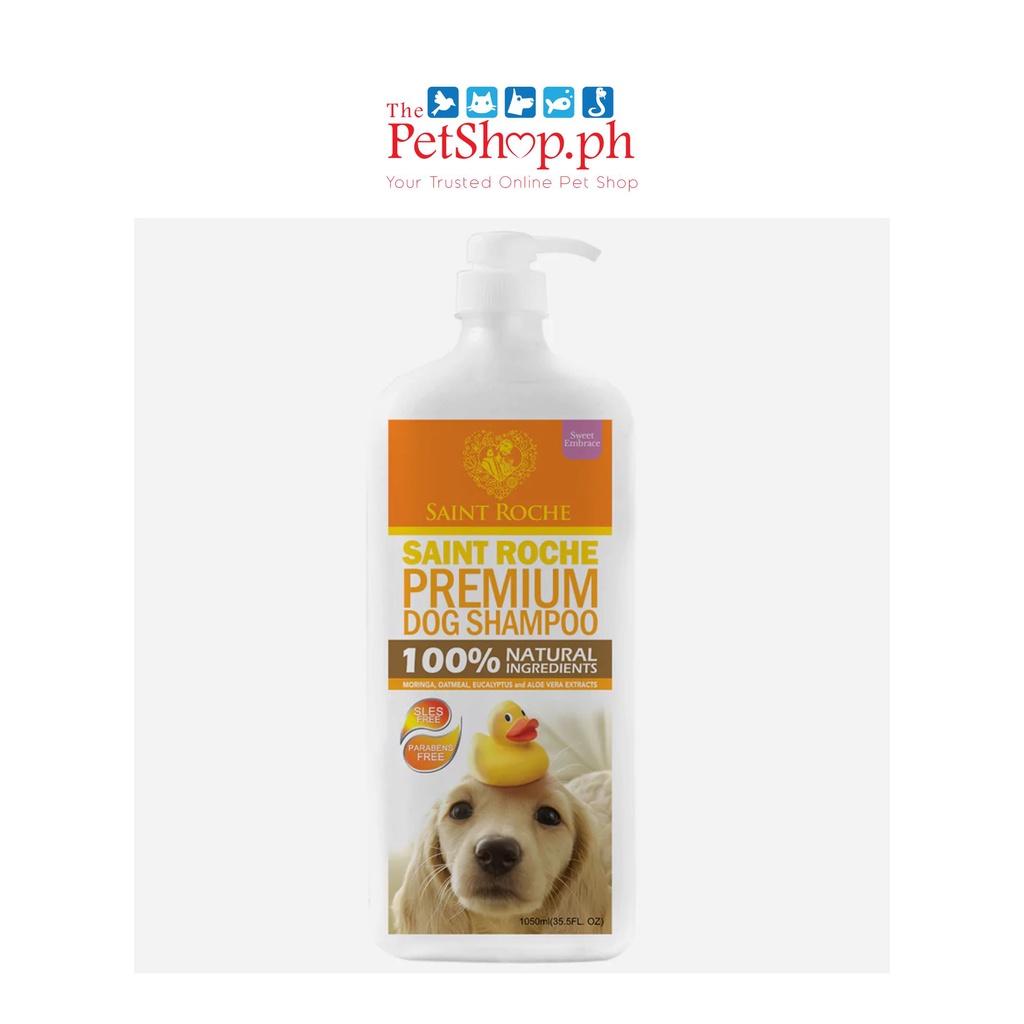 Saint Roche Premium Natural DOG Shampoo Sweet Embrace 1050ml | Shopee ...