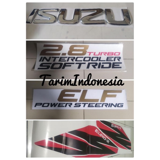 Isuzu elf 2.8 sticker+emblem set | Shopee Philippines