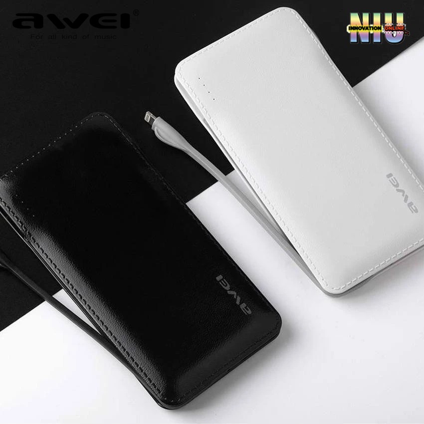 (VARIATION) AWEi P51K Lithium Polymer Super Thin Powerbank 10000mAh ...