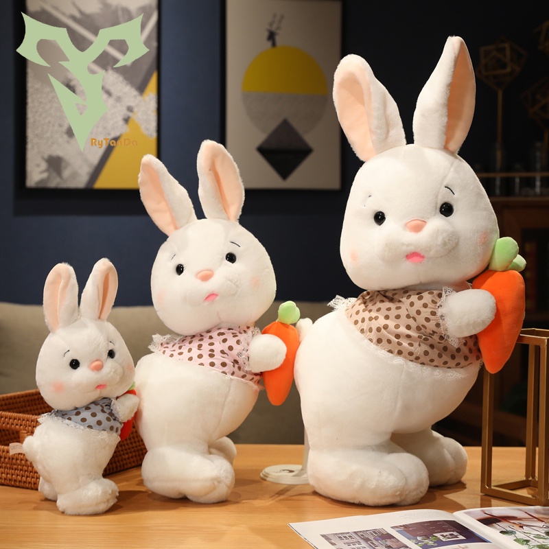 Rabbit Plushy Stuff Plushies for Girls Babies Stuffed Toy Cute Doll ...