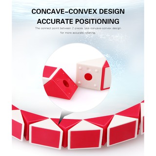 QiYi Magic Snake 24/36/48/60/72 Blocks Variety Magic Ruler Cube Puzzle ...