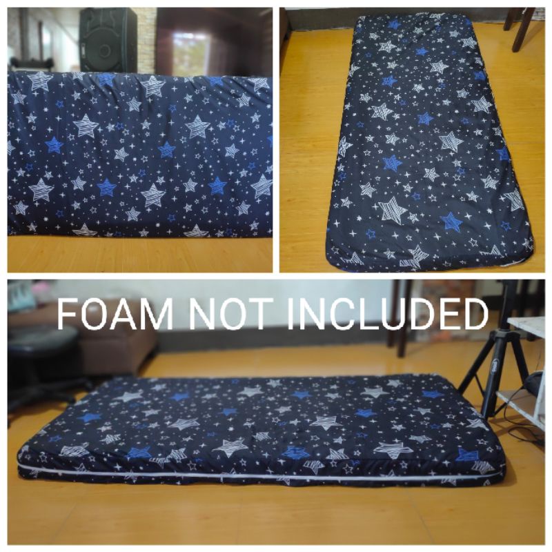 Foam Cover With Long Zipper | Queen Size (60x75) | 2,3,4,5 and 6 Inches ...
