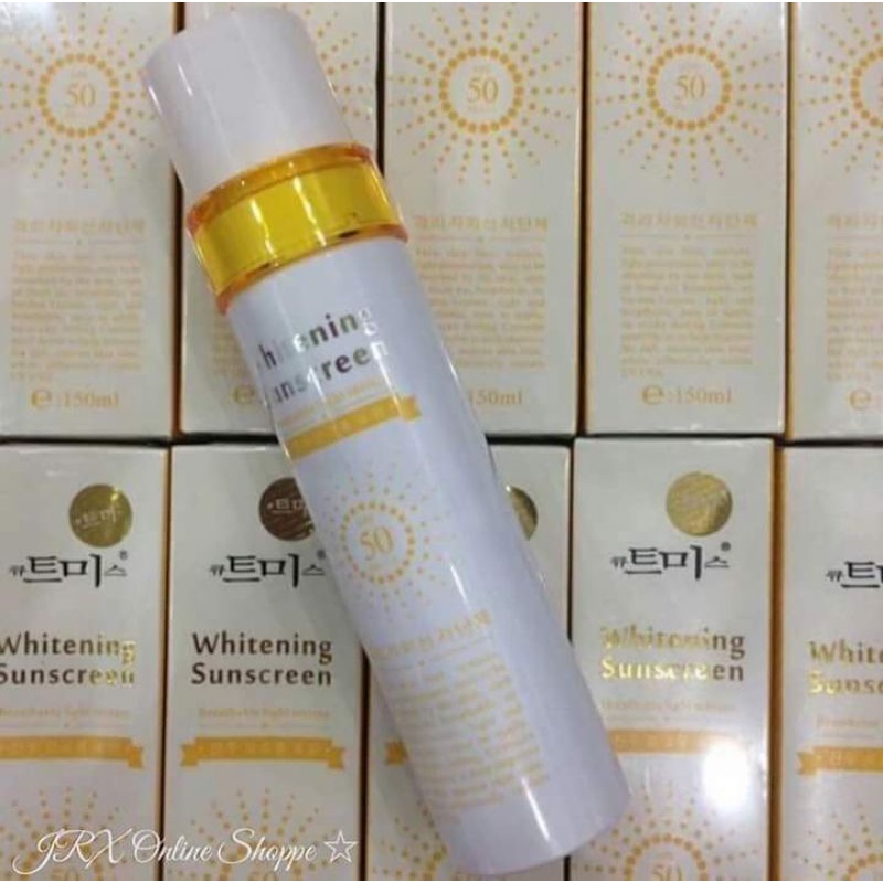 AUTHENTIC YELLOW SUNCREEN KOREAN FACE 'N BODY WHITENING LOTION SPF 50 ...