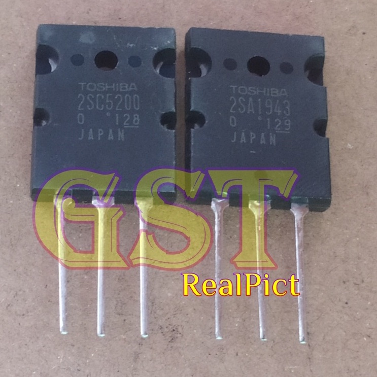 Ic Transistor 5200 1943 Toshiba 2SC5200 2SA1943 NPN ori | Shopee Philippines