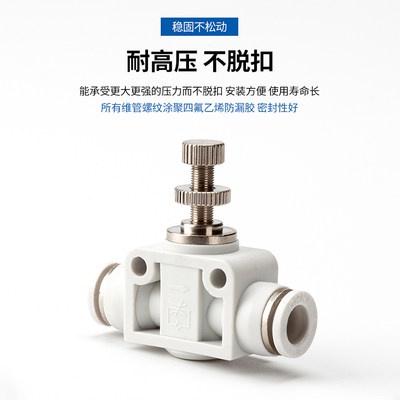 Chint throttle valve speed regulating valve pneumatic cylinder flow ...