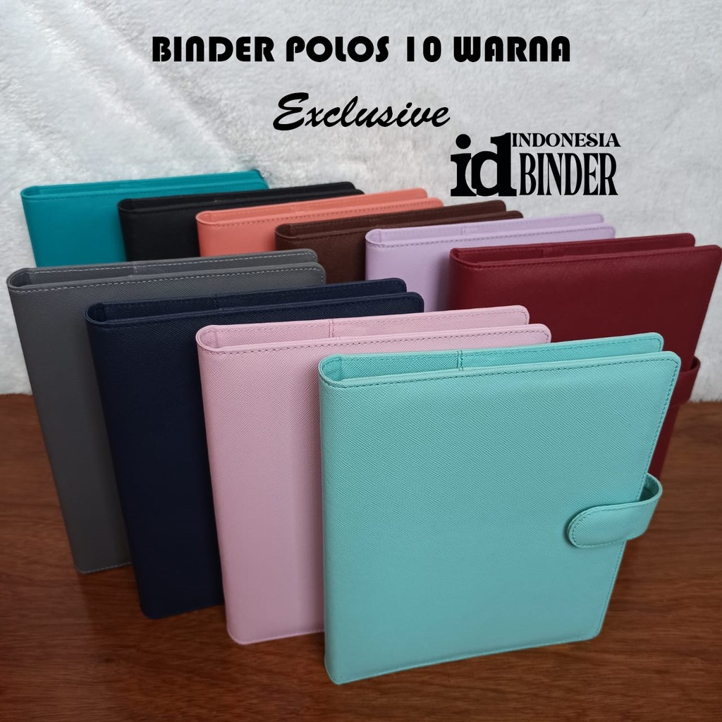 EXCLUSIVE PLAIN BINDER 12 COLORS OF A5 AND B5 CHOICES | Shopee Philippines