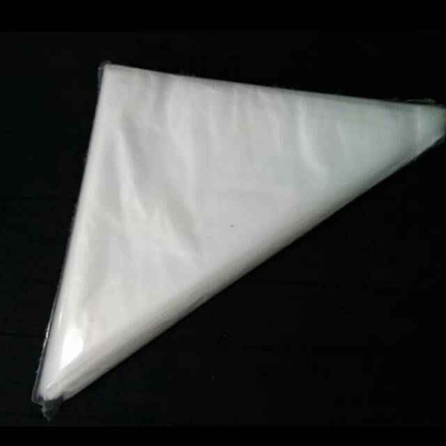 Triangle Plastic Piping Bag L contains 10 sheets | Shopee Philippines