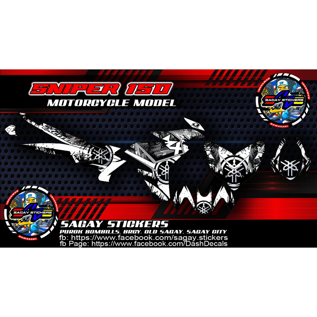 SNIPER 150 Motorcycle Sticker Decals | Shopee Philippines