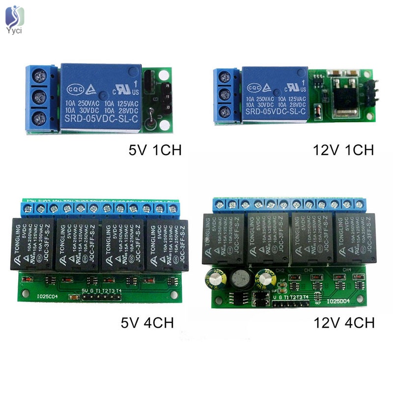1pc 5V 12V Flip-Flop Latch Relay Module Bistable Self-lock IO25C04 ...