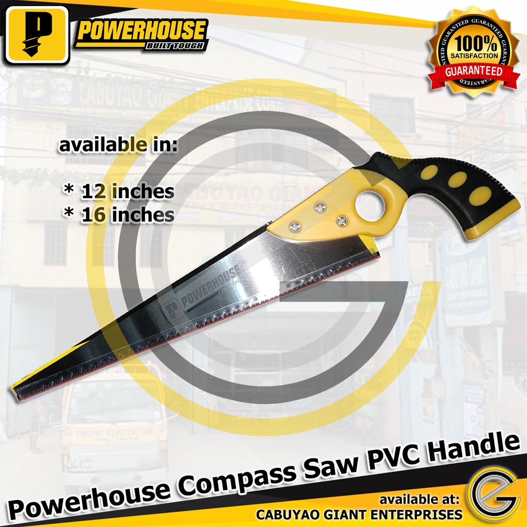 Powerhouse Compass Saw with PVC Handle [ 12 inches | 16 inches ...