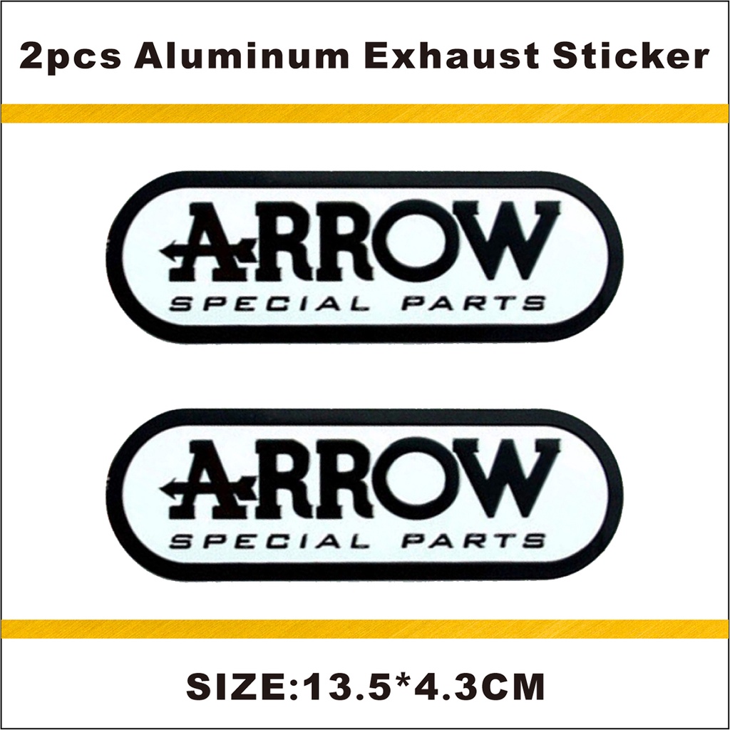 Yoshimura Muffler Decal Heat Resistant 3D Aluminium Akrapovic Emblem ...