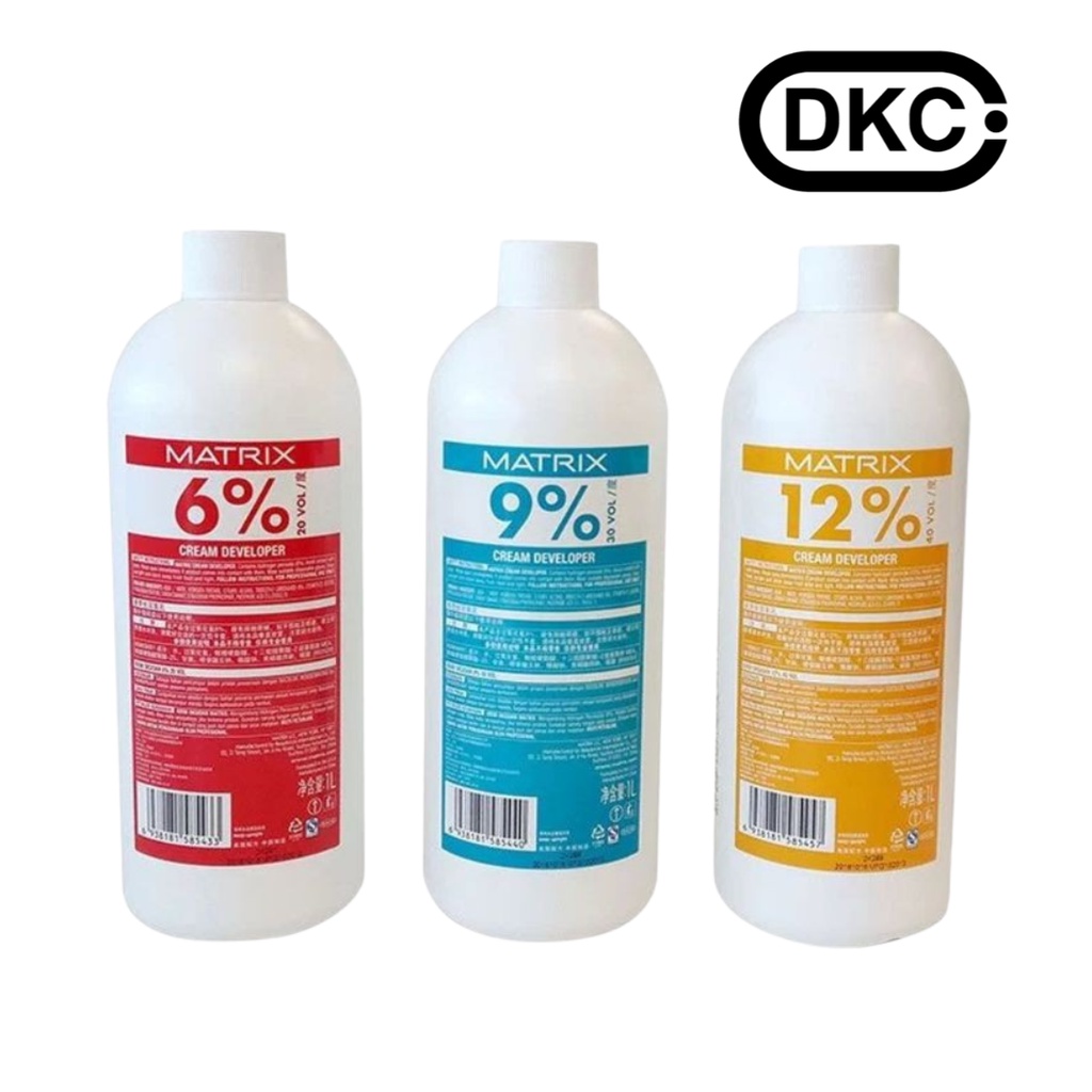 DKC Matrix Oxydant Cream 20Vol 6%, 40Vol 9%, 60Vol 12% Color Developer ...
