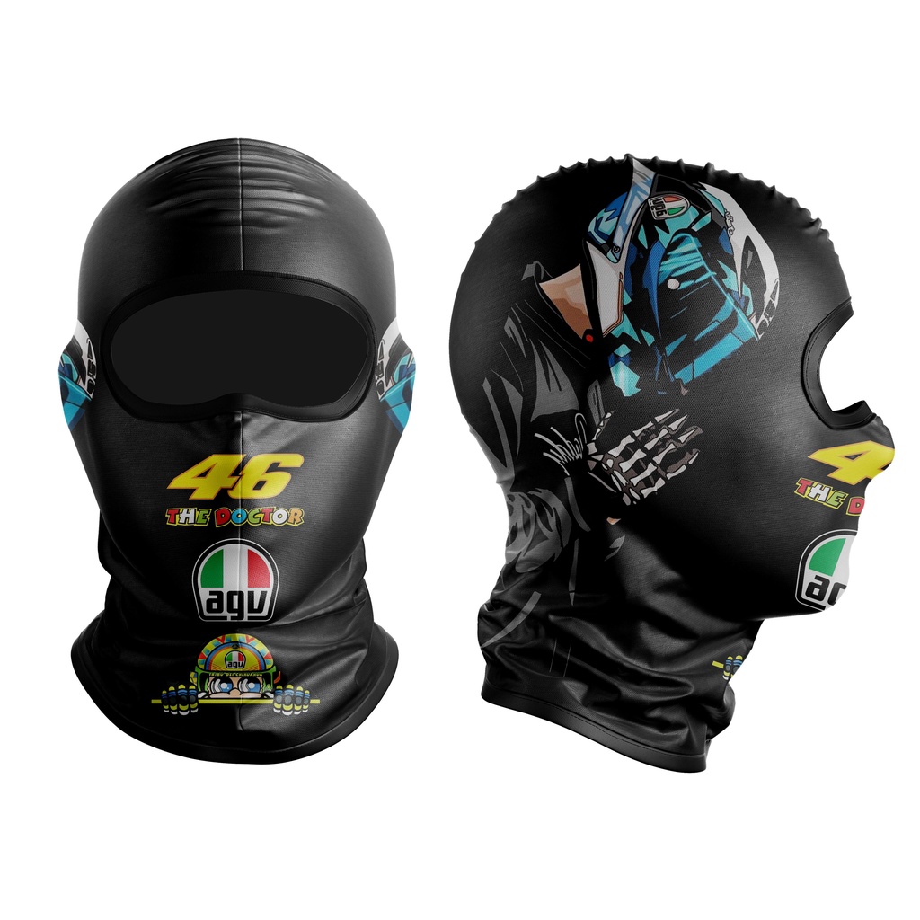 AGVB04 BLACK MOTOR RIDERS BALACLAVA full sublimation high quality ...