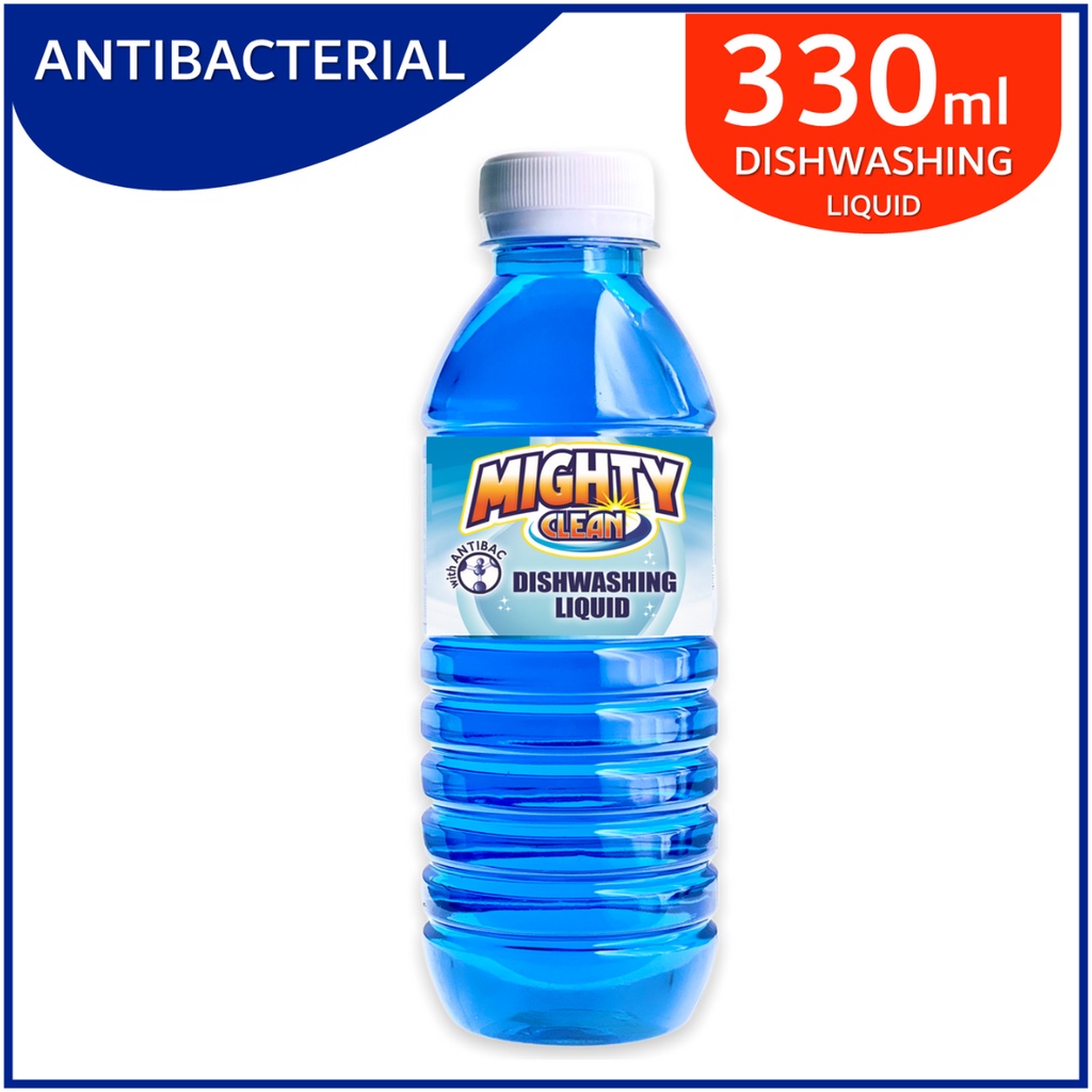 Mighty Clean Dishwashing Liquid Antibacterial - (DWL Blue) - 330ml ...