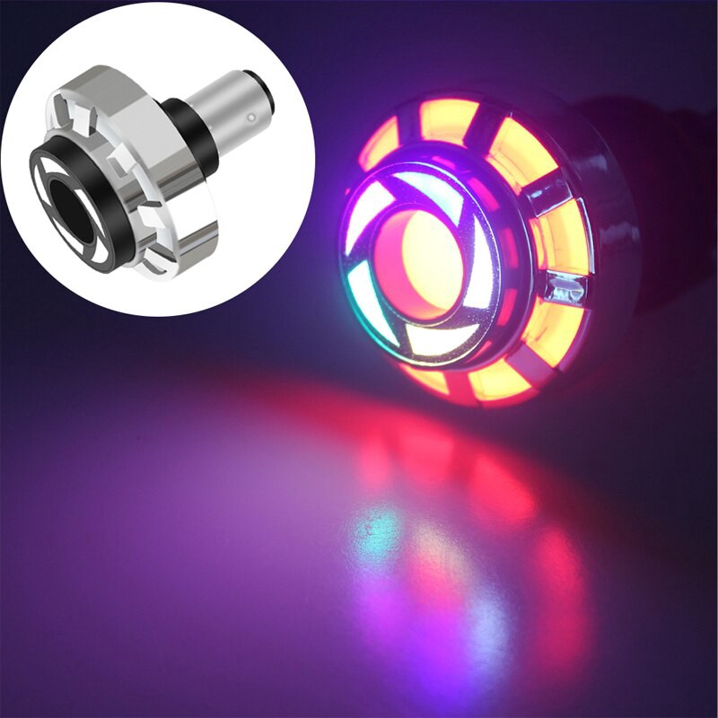 1PC Motorcycle Strobe Warning LED Motor Brake Light Tail Light Rear ...