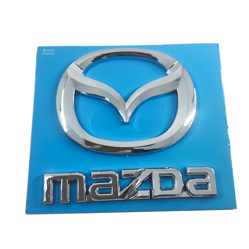 1 X ABS MAZDA Letter Logo Car Auto Rear Trunk Decorative Emblem Badge ...
