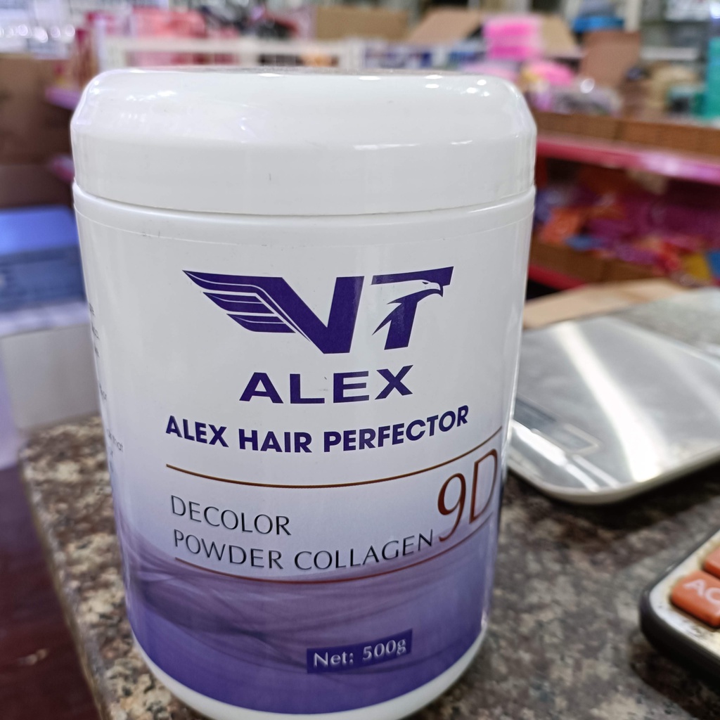 Alex Collagen Hair Bleach Powder 9D 500g | Shopee Philippines