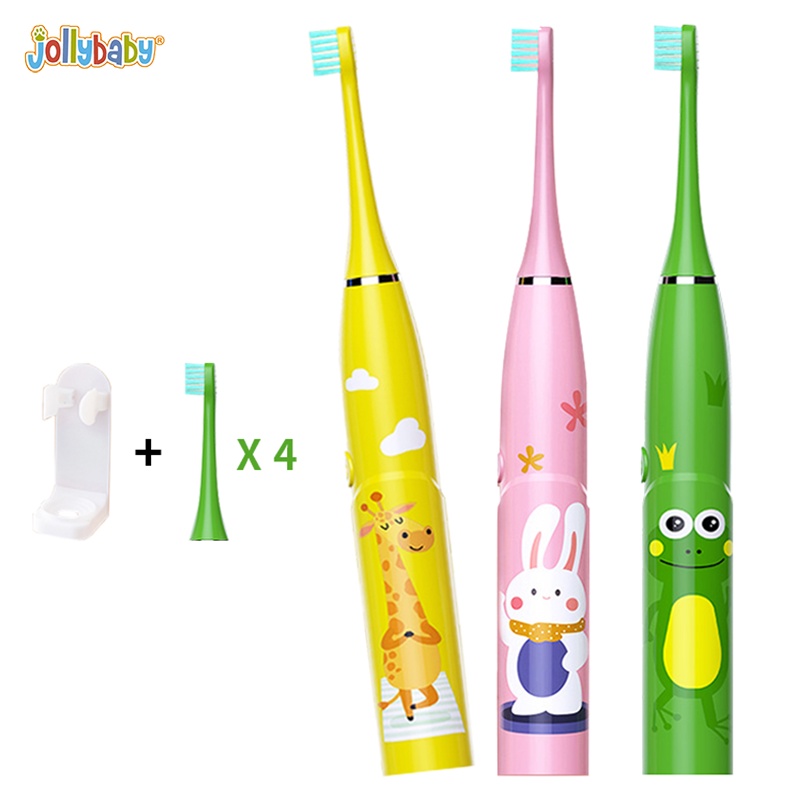 JOLLYBABY Electric Toothbrush for Kids Sonic Automatic Ultrasonic ...
