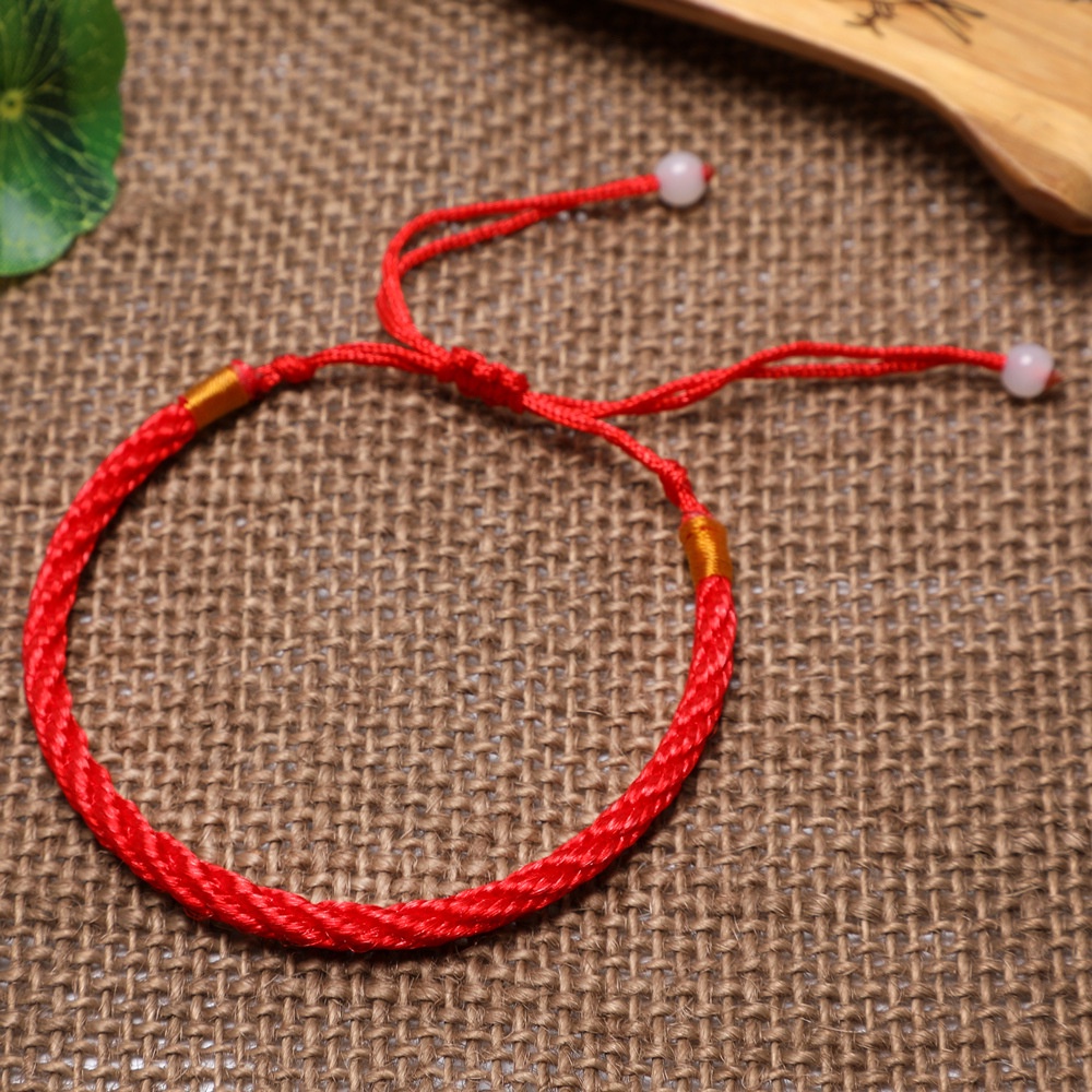 Fashion Zodiac Year Good Luck Red String Bracelet Couple Bracelet ...