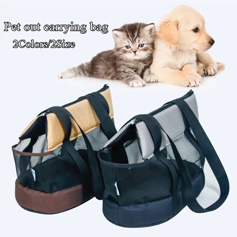 Breathable Pet Bag Shoulder Cat Bag Handbag Outdoor Trave Pets Backpack ...