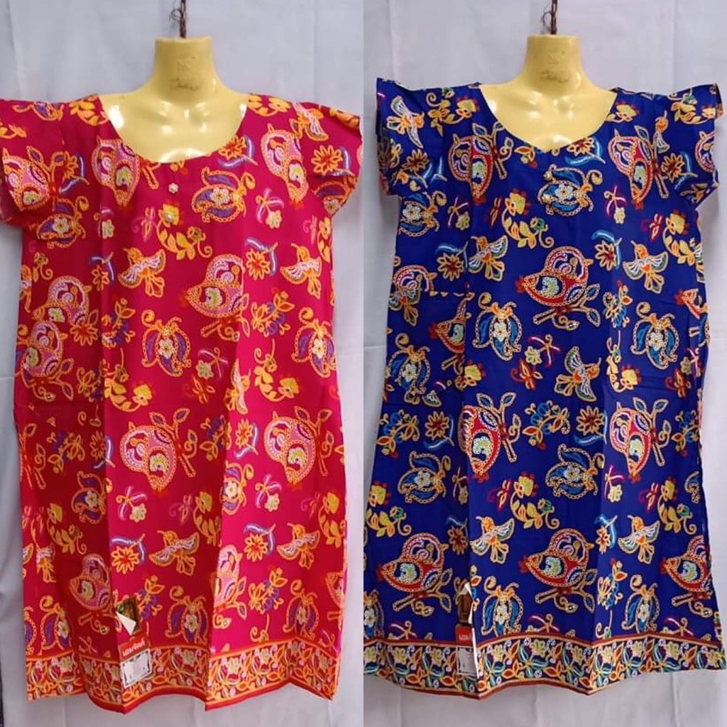 PK007 XL (ORIGINAL BATIK) Pokok Thailand Batik Walking Duster Dress ...