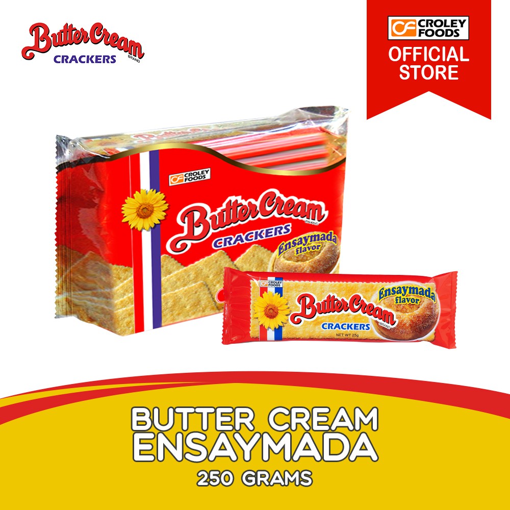 Butter Cream Crackers Ensaymada 25g X 10 [ Buttercream Crackers