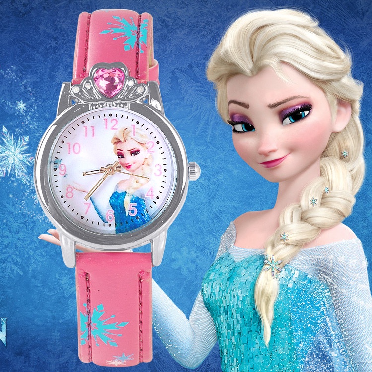 Disney Frozen Elsa Princess children's Watches Cartoon Anna Princess ...
