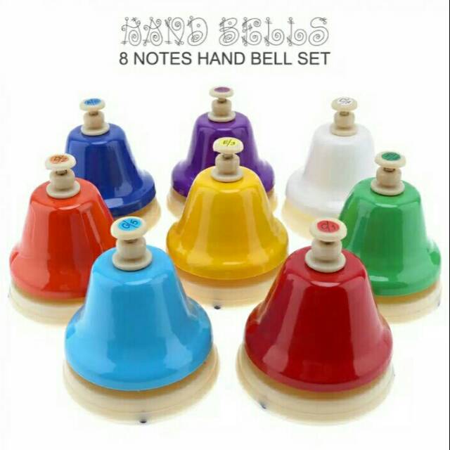 Handbell 1 set contains 8 pieces of hand bells without stems Model ...