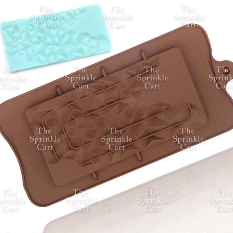 Silicone Chocolate Molder Bar Baking Jelly Resin Crafting Molder ...