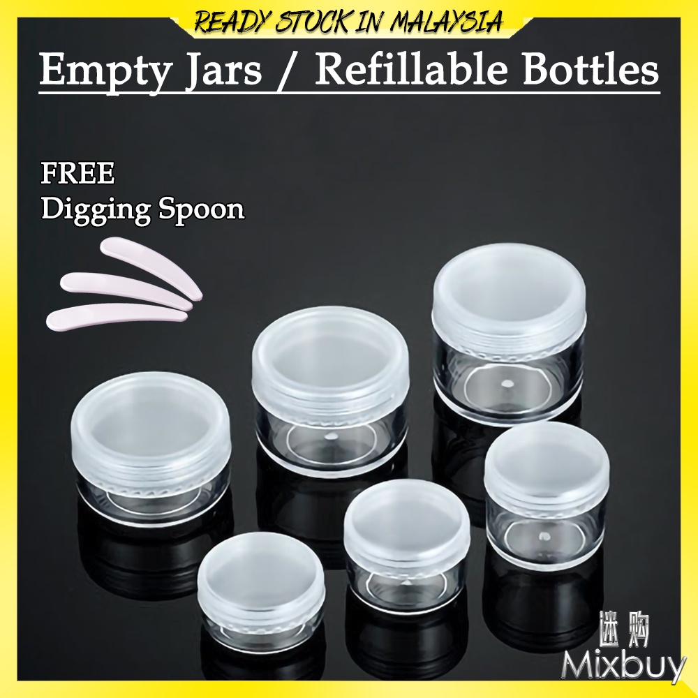 Empty Jars / Cream Bottle / Refillable Bottles / Small Round Bottle ...
