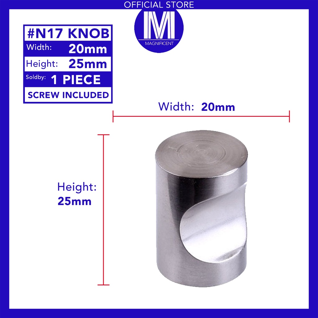 Knob Handle Drawer Pull Easy Grip N17 | Shopee Philippines