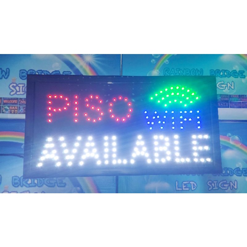 Piso Wifi Led Signage - jmtech | Shopee Philippines