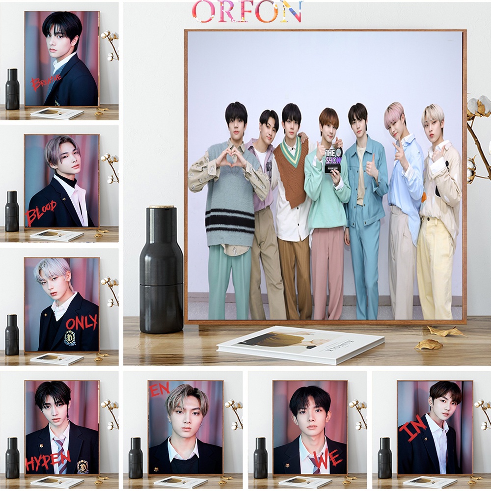 *Top* 【ORFON】Enhypen KPOP Paint by Numbers DIY Digital Oil Painting by ...