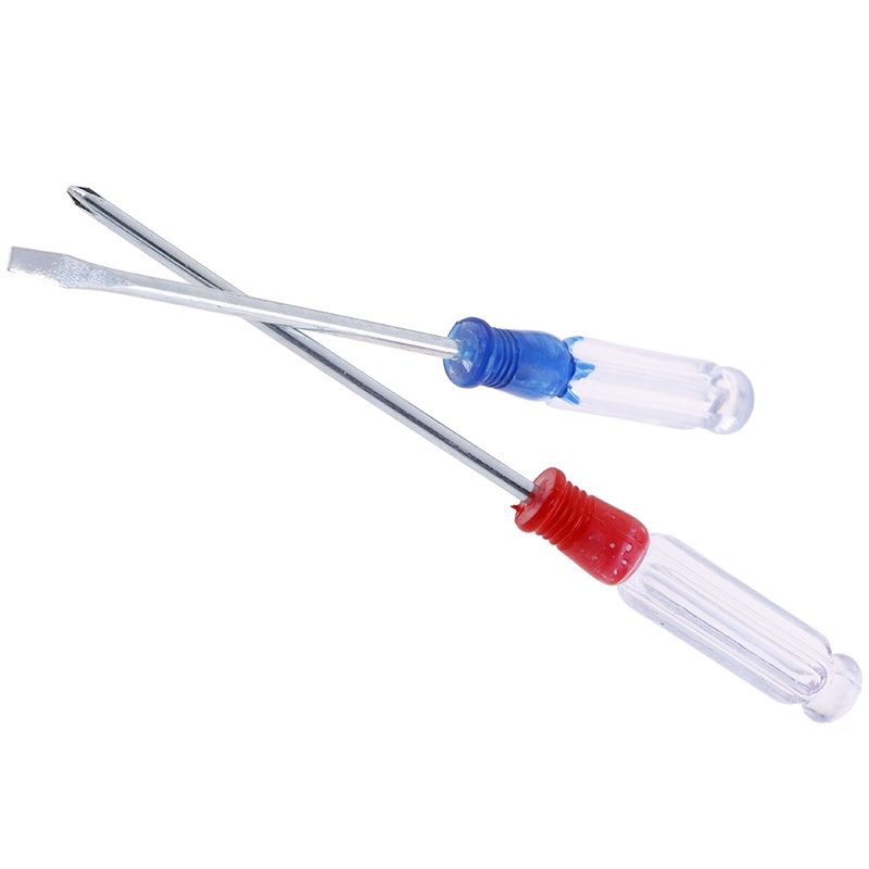 1pc Crystal Transparent 3mm Flat /Cross Head Small Screwdriver Phone ...