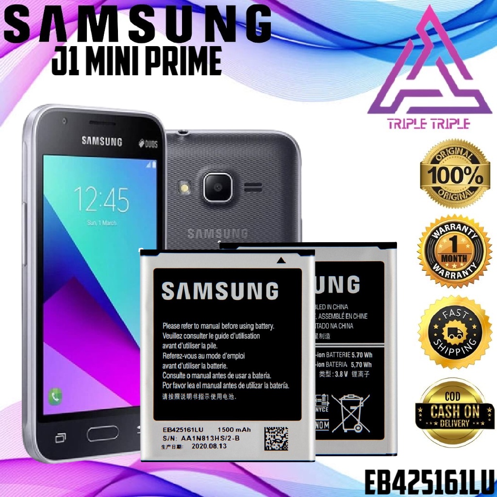 Samsung Galaxy J1 Mini Prime Battery Original, Model EB425161LU ...