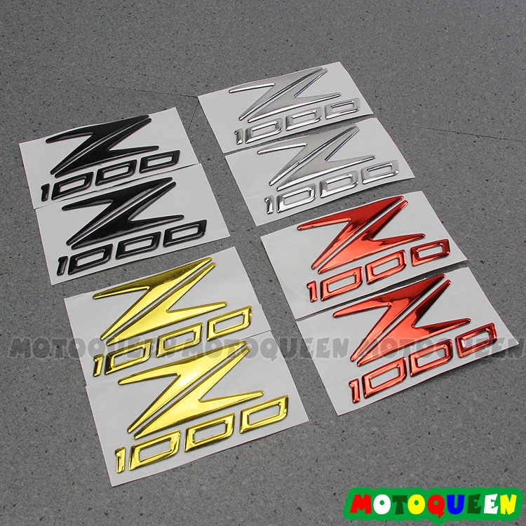 3D Decals& Sticker Emblem Motor Body Sticker Decals Case For KAWASAKI Z1000 logo Z1000 ...