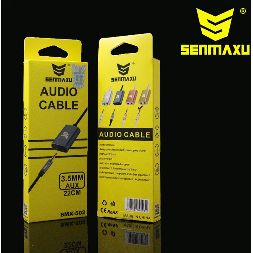 AUX Cable SENMAXU-502 Plug To The Device Audio/MP3/Computer/Amp/Mobile ...