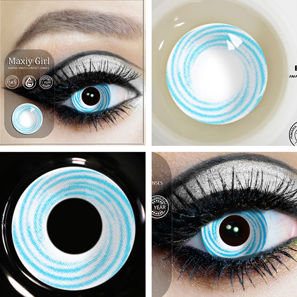 Halloween Fantasy MaxiyGirl Anime Cosplay Contact Lenses for Halloween ...