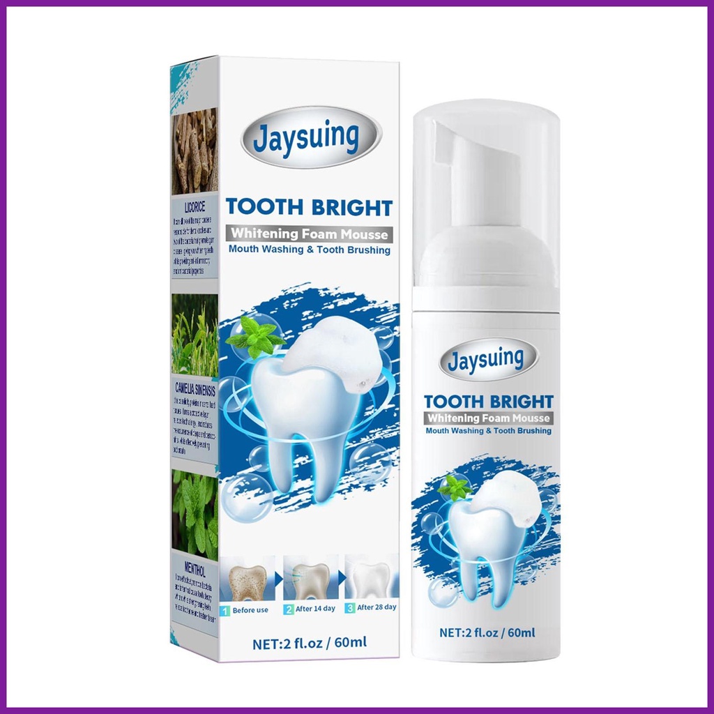 Teeth Cleansing Whitening Toothpaste Foam Mousse Toothpaste Whitening ...