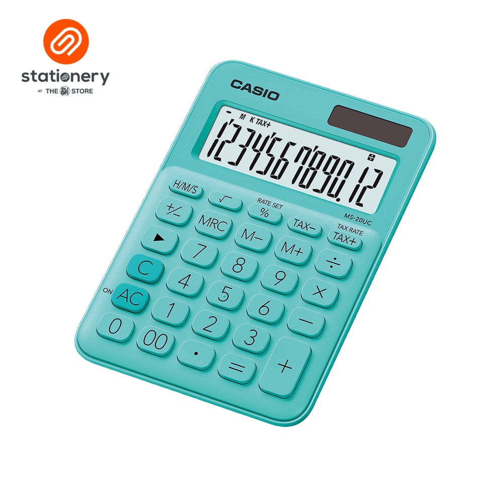 Casio Desktop Calculator 12 Digits MS20UC | Shopee Philippines