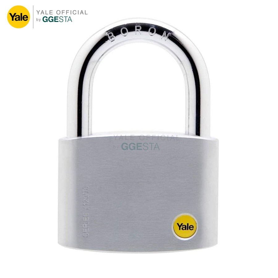YALE Y Padlock Padlock120701411 ORIGINAL High Security Silver Series ...