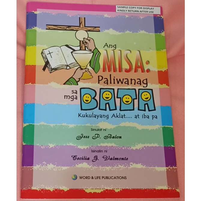 Coloring Book - Ang Misa: Paliwanag sa mga Bata - Kukulayang Aklat at ...