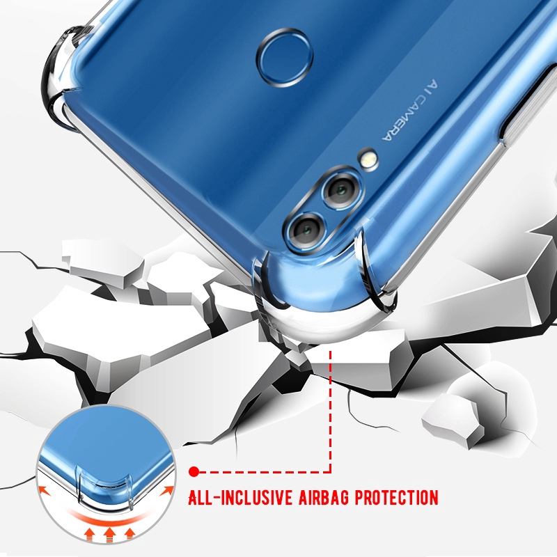 Anti Shock Tough Armor Case Huawei Nova 5 5i Pro Y9 Y7 prime Y5 P20 lite 2019 Transparent Cover ...
