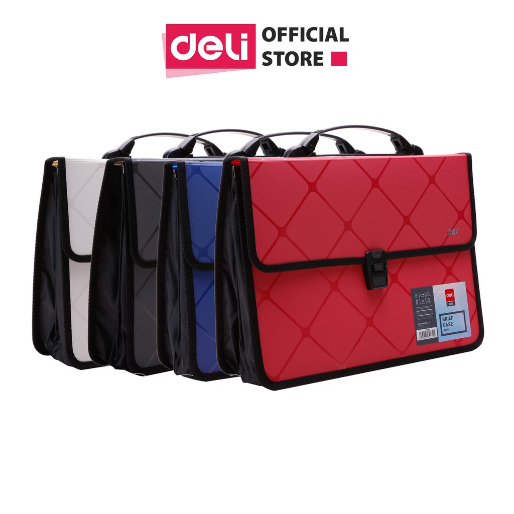 A4 Deli Documentbag E39634, 200 pages, Blue/Red/Gray | Shopee Philippines
