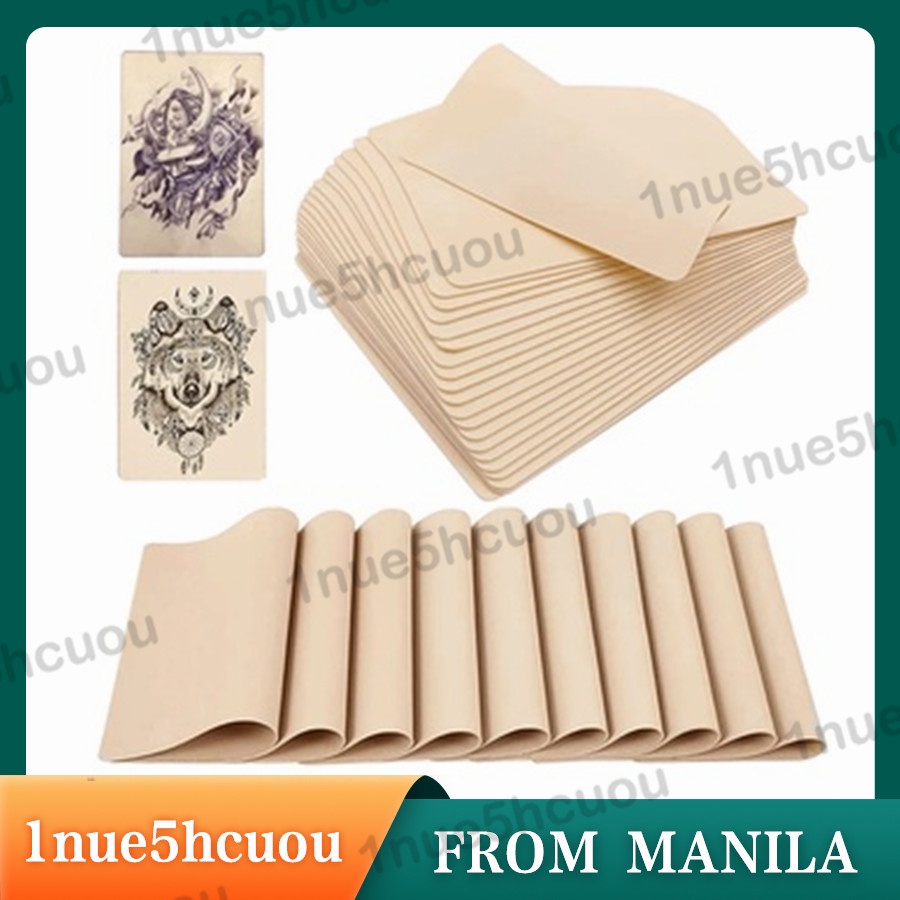 1Pcs/5Pcs/Set Silicone Rubber Tatoo Practice Skin Pad Blank Fake-Skin ...