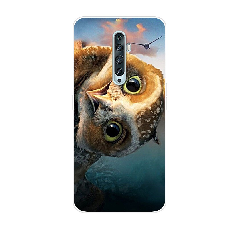 OPPO Reno 2F Printed Case Cartoon Back Cover For OPPO Reno 2F Soft TPU ...