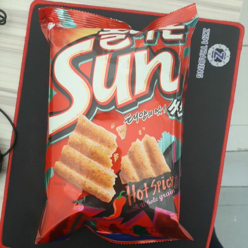 Orion Sun Chips Hot & Spicy / Garlic Baguette / Jalapeno Cheddar 80g | Shopee Philippines