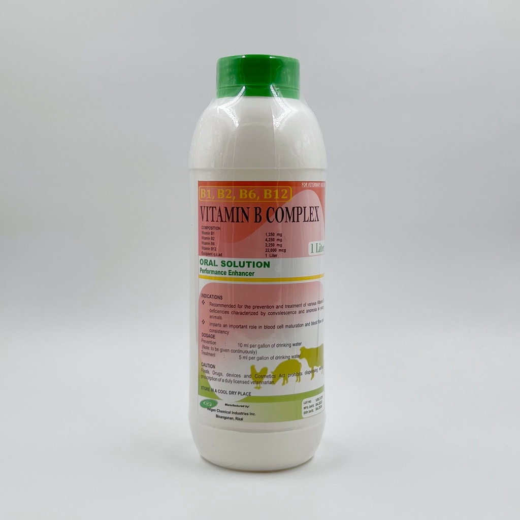 Vitamin B Complex Oral for Animals | Vet Product | 1L | Vetgen | Shopee ...